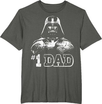 Star Wars Darth Vader 1 Papa Vintage Vater Tag T-Shirt