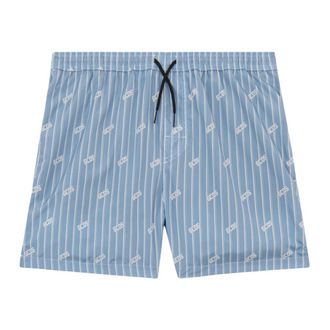 GCDS Pinstripe Badeshorts - - Swimwear - Herren - Blau - XS