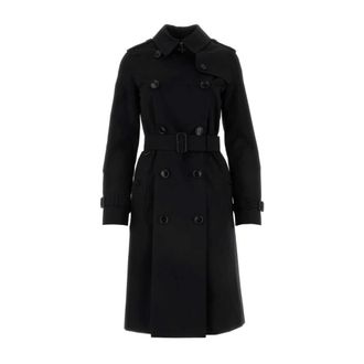 Burberry Femme, Manteaux, Noir, Taille: 32 FR Heritage Kensington Trench Coat