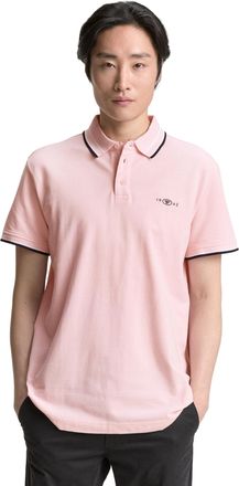 Tom Tailor Herren 1045629 Poloshirt, 38164 - Blush Pink Two Tone Pique, M EU