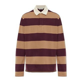Moncler Langarm Poloshirt - - Tops - Herren - Braun - XL