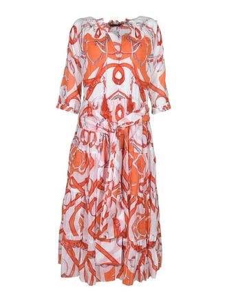 Samantha Sung Maxi Robe - Orange