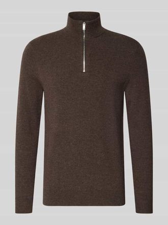 Profuomo Slim Fit Pullover aus Woll-Mix