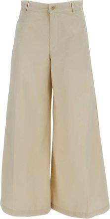 Polo Ralph Lauren Femme, Pantalons, Beige, Taille: 38 FR Wide Pantalons