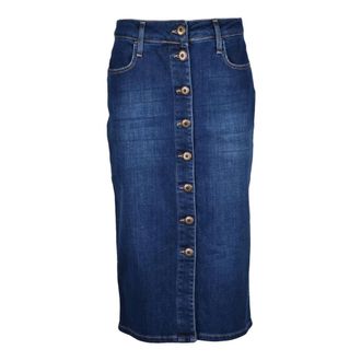 Shaft Femme, Jupes, Bleu, Taille: W29 Jupe Longuette