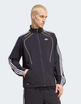 adidas Originals Teamgeist 26 veste de surv&ecirc;tement noire / blanche