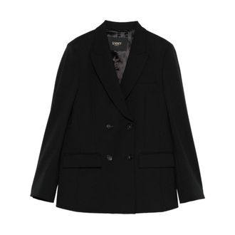 Seventy Femme, Vestes, Noir, Taille: 38 FR Blazer croisé