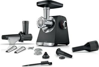 Bosch Hachoir a viande BOSCH S&eacute;rie 6 MFWS650B - 500 W - 3,5 kg/mn - 3 grilles de hachoir - Noir