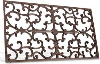 Décoration d'Autrefois Decoration D Autrefois - Paillasson rectangulaire fonte - Fonte - Marron - Décoration dAutrefois