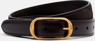 Nili Lotan Ceinture Reine en cuir et daim