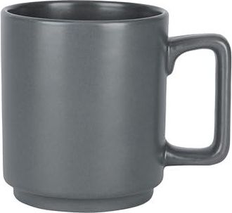 Cosy & Trendy Alto Tassen, Steingut, Grau, 45 cl, 8 Stück