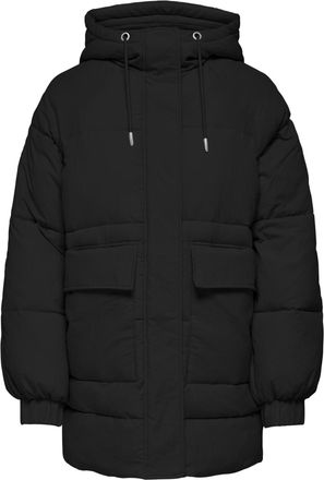 Only Damen ONLFIE Oversized Puffer Coat CC OTW Mantel, Schwarz, XL