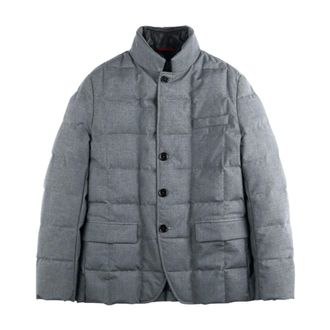 Fay Homme, Vestes, Gris, Taille: M Doudoune matelassée et rembourrée