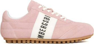 Dirk Bikkembergs Femme, Chaussures, Rose, Taille: 40 EU Suede Baskets