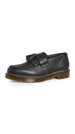 Dr. Martens Adrian Black Virginia, Damen Slipper, Schwarz (Black), 37 EU