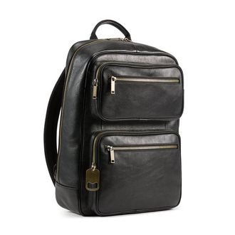 Saison 1865 Sac &agrave; dos &agrave; poches multiples en cuir grain&eacute;