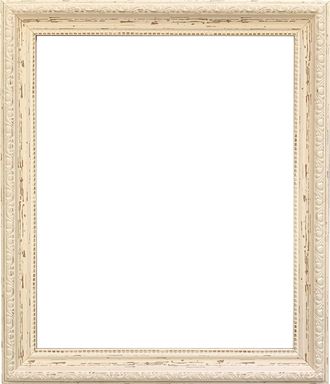 Frames by Post AP 3025 Bilderrahmen, Weiß, 1 Stück, Plastik, Distressed White, A2 (Plastic Glass)