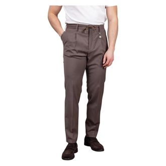 Manuel Ritz Homme, Pantalons, Brun, Taille: S Chinos