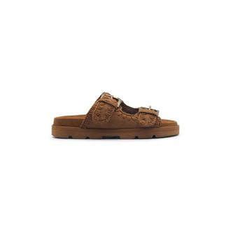 Mou Beige BIO Damen Sandalen H&auml;keldetails - - Shoes - Damen - Braun - 37 EU