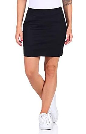 Only Onlbase Faux Leather Skirt Otw, Jupe Femme, Noir (Black Black), 42