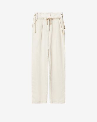 Isabel Marant Pantalon Sharon - Femme - &Eacute;cru - Taille 34 - Isabel Marant