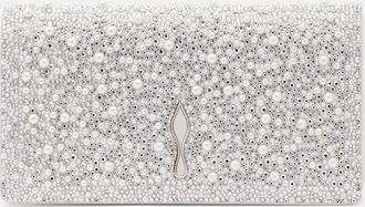 Christian Louboutin Verzierte Clutch Bettina aus Leder