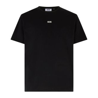 GCDS Gcds, Homme, Tops, Noir, Taille: XS T-shirt logo en coton