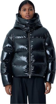 Moncler Femme, Vestes, Noir, Taille: 36 FR Lothar Short Down Jacket