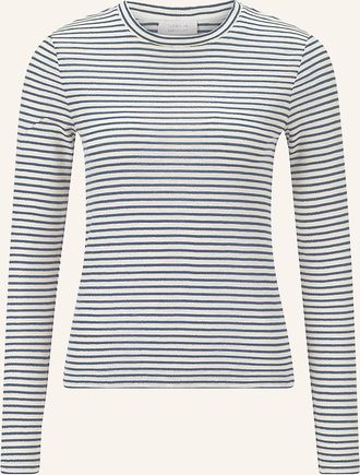 Rich & Royal Longsleeve Mit Glitzergarn blau