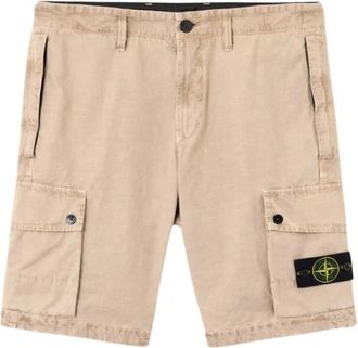 Stone Island Homme, Shorts, Beige, Taille: W30 Shorts d&eacute;contract&eacute;s