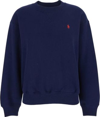 Polo Ralph Lauren Femme, Pulls, Bleu, Taille: 42 FR SweaT-shirt ras du cou