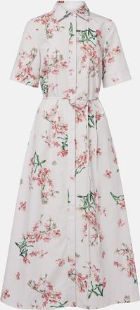 Erdem Robe chemise en coton &agrave; fleurs