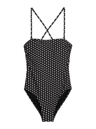 Marc O'Polo Marc OPolo Damen Badeanzug Palm Border GeoSchwimmanzug, Einteiler, Bademode