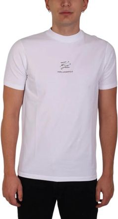 Karl Lagerfeld Homme, Tops, Blanc, Taille: XL Karl Lagerfeld - Hauts > T-Chemises