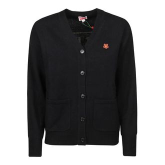 Kenzo Stilvoller Regular Cardigan - - Knitwear - Herren - Schwarzk - XS