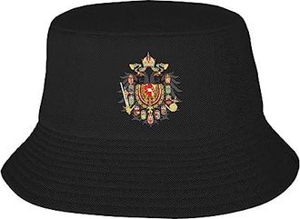 Generic Chapeau De Seau Unisexe Armoiries De La Hongrie Autriche Hommes Chapeau De Seau Mode Pliable Bonnet De Soleil, pour Plage, Chasse, Sports, 56-58cm