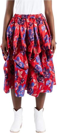 Comme Des Gar&ccedil;ons Femme, Jupes, Multicolore, Taille: 38 FR Jupe volumineuse &agrave; motifs floraux