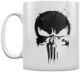 MARVEL Marvel Comics DC Universe The Punisher Skull Kaffeetassen, Keramik, Mehrfarbig, 7.9 x 11 x 9.3 cm, MG24925