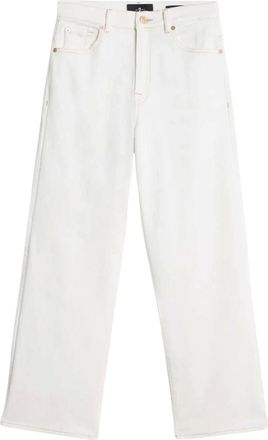 7 For All Mankind Femme, Jeans, Blanc, Taille: W29 Jeans droits