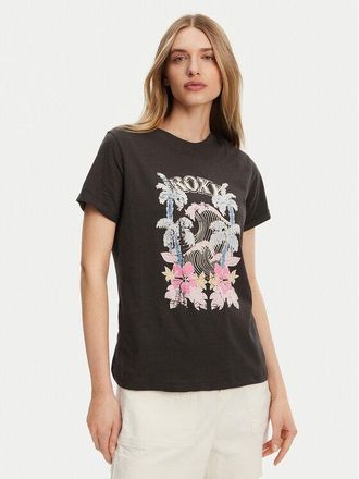 Roxy T-Shirt ERJZT05911 Grau Regular Fit