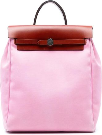 Hermès Rucksäcke - Toile Herbag GM Backpack - Gr. unisize - in Gold - für Damen