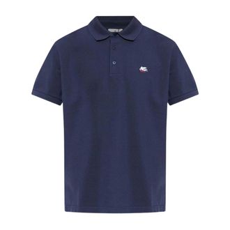 Etro Kurzarm-Poloshirt mit Logo-Detail - - Tops - Herren - Blau - M