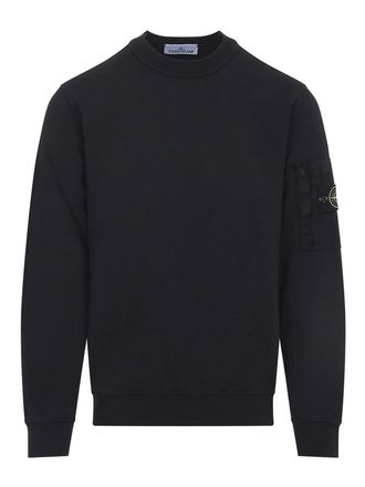 Stone Island Sweat-Shirts - Bleu Fonc&eacute;