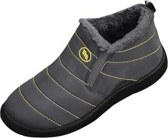 Generic Bottes basses doubl&eacute;es en polaire pour homme, bottes de neige &eacute;paisses pour homme, imperm&eacute;ables et antid&eacute;rapantes, chaussures chaudes et d&eacute;contract&eacute;es