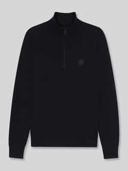 Boss Orange by Hugo Boss Regular Fit Troyer aus Baumwoll-Mix Modell Kanobix
