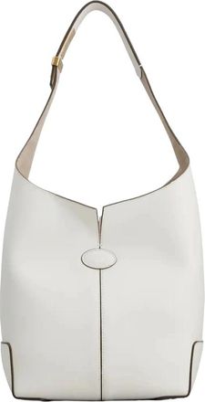 Tod's Femme, Sacs, Blanc, Taille: ONE Size Dbm Small Tote Bag
