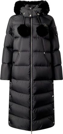 Moose Knuckles Everest Long Down Puffer - Femme - Manteaux - Noir - Taille: 38 FR