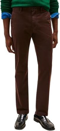 Tommy Hilfiger Chino Homme Core Denton Essential Twill Straight Fit, Marron (Dark Brown), 30W/34L