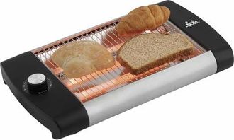 Jata JETT1588 Horizontaler Toaster mit 3 Quarzst&auml;ben, 600 W, mit Timer, gro&szlig;e Toastfl&auml;che (23 x 20 cm)