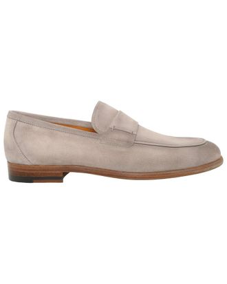 Magnanni Handgefertigte Loafer aus weichem Wildleder in